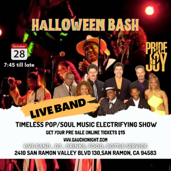 HALLOWEEN BASH LIVE BAND WITH PRIDE & JOY | Event Calendar | Contra ...
