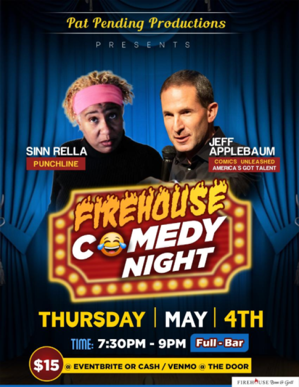 Firehouse Comedy Night | Event Calendar | Contra Costa Live