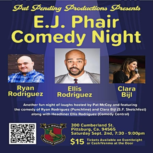 E.J. Phair Comedy Night | Event Calendar | Contra Costa Live