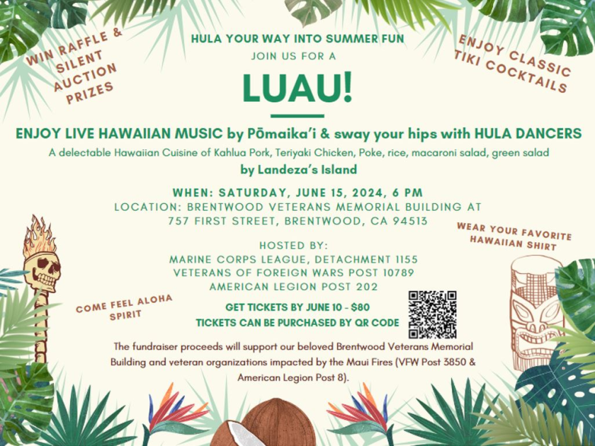 Luau 2024! | Event Calendar | Contra Costa Live