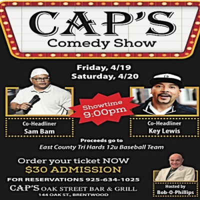 Cap's Comedy Show with Sam Bam & Kay Lewis | Event Calendar | Contra ...